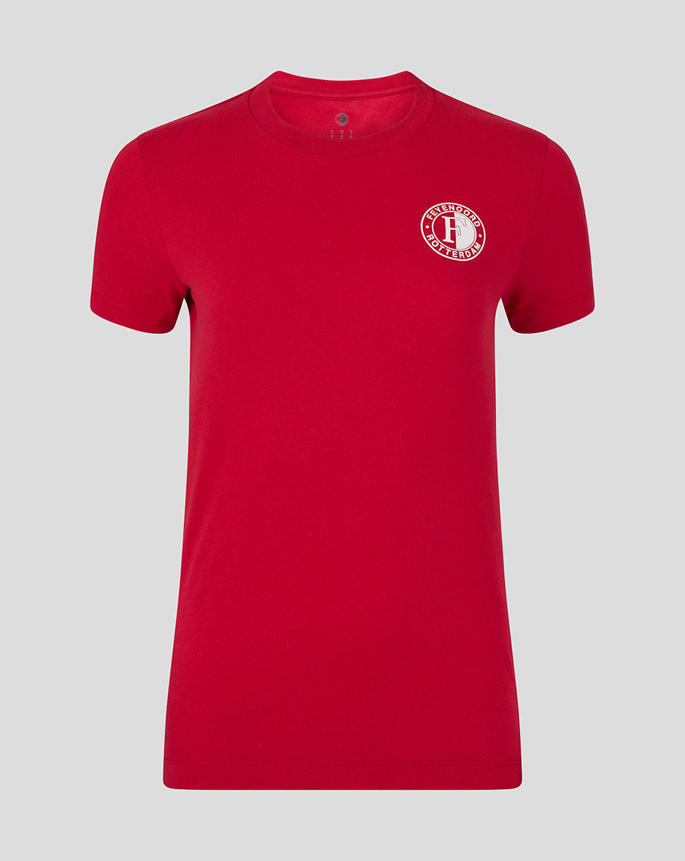 FEYENOORD CORE CREST T-SHIRT 2025-2026 - VROUWEN