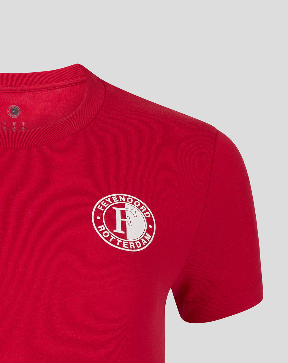 FEYENOORD CORE CREST T-SHIRT 2025-2026 - VROUWEN