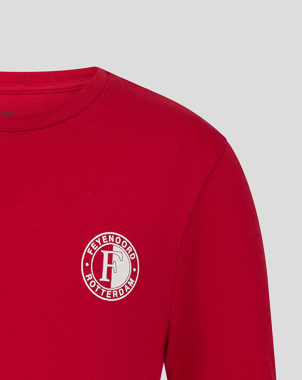 Feyenoord Core Crest Tee - Juniors - Jester Red