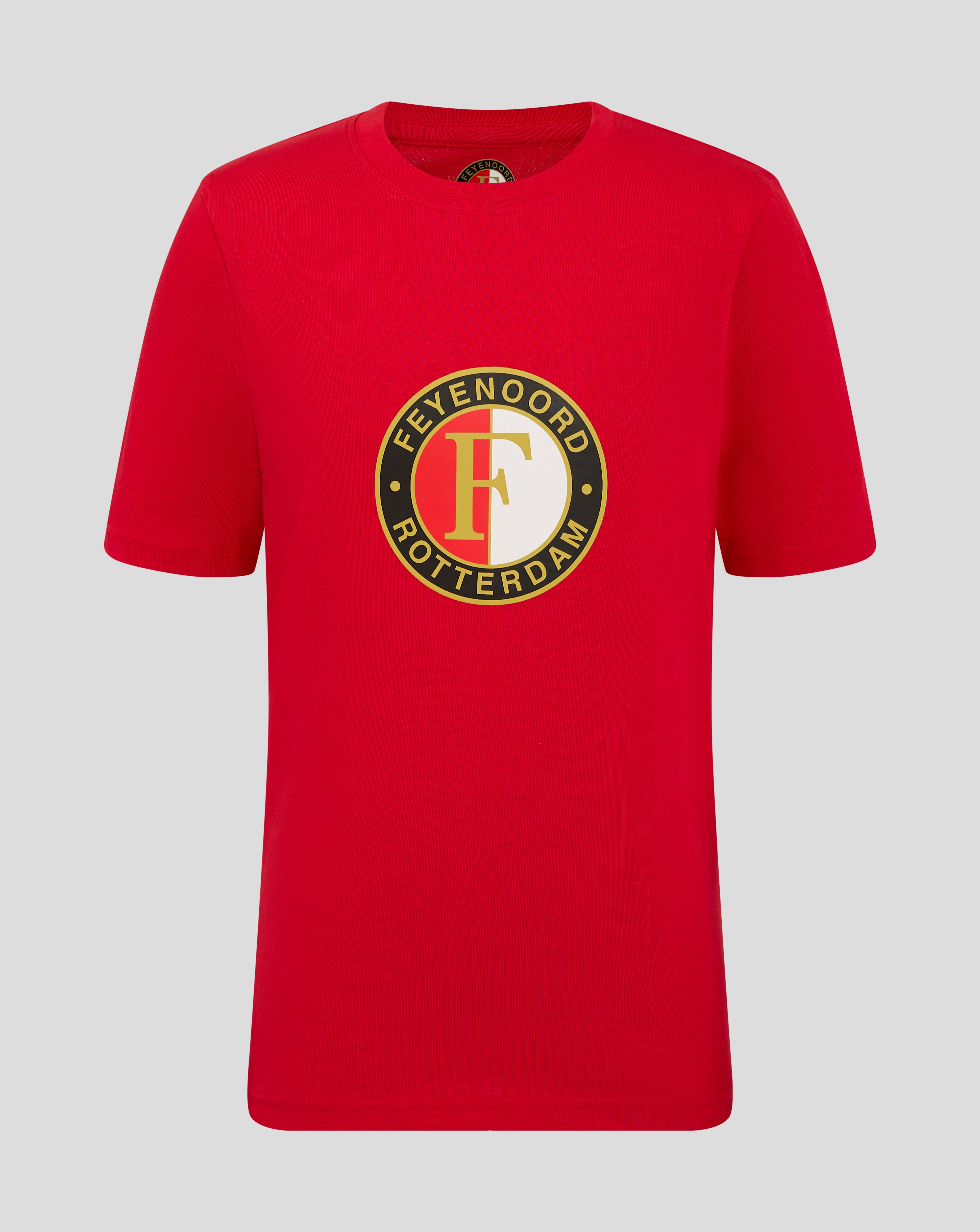 FEYENOORD CORE LOGO T-SHIRT - JUNIOR - ROOD